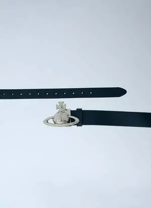 VIVIENNE WESTWOOD Orb Buckle Leather Belt