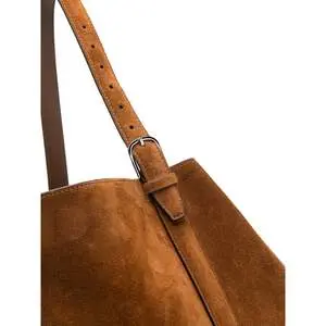 TOTEME Suede Tote Bag - Brown