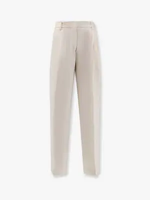 TOTEME Viscose Trousers - Cream