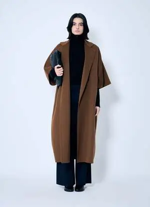 Max Mara Draped Cape Coat