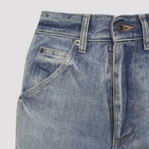 MAISON MARGIELA Indigo Cotton 5 Pockets Pants
