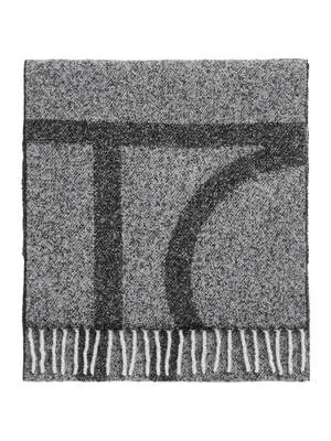 TOTEME Jacquard Scarf With Monogram - Multicolor