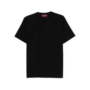 Gucci Cotton Crewneck T-shirt With Horsebit Embellishment