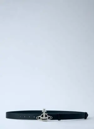 VIVIENNE WESTWOOD Orb Buckle Leather Belt