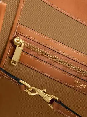 Celine Medium Flat Shopper In Triomphe Fabric - Multicolor
