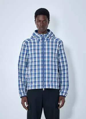 Moncler Natisone Check Hooded Jacket