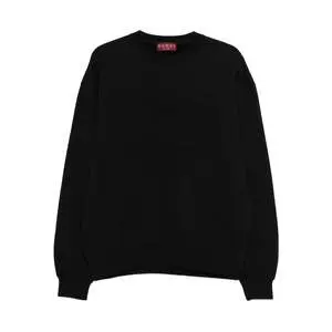Gucci Cotton Tonal Logo Detail Sweatshirt - Black