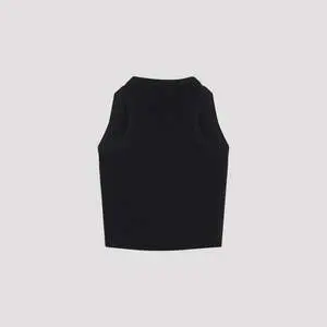 Givenchy Ribbed Cotton Cropped Tank Top