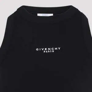 Givenchy Ribbed Cotton Cropped Tank Top