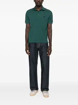 Herno Logo Cotton Polo Shirt - Multicolor