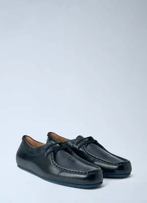 JIL SANDER Leather Moccasins With Stitched Detailing