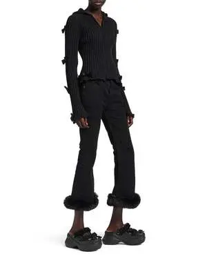 Balenciaga X Crocs Embellished Clogs - Black