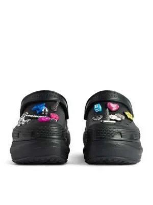 Balenciaga X Crocs Embellished Clogs - Black