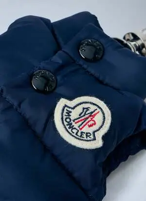 Moncler Miniature Puffer Vest Keyring - Blue