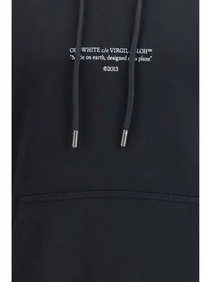 Off-White Statement Skate Hoodie - Black