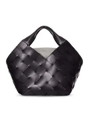 Dragon Diffusion Woven Leather Handheld Bag