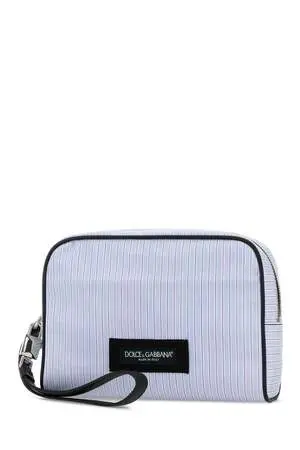Dolce & Gabbana Embroidered Poplin Clutch - Multicolor