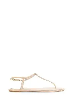 Rene Caovilla Diana Sandals - Cream