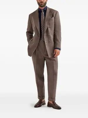 Brunello Cucinelli Linen And Cotton Blend Shirt - Multicolor