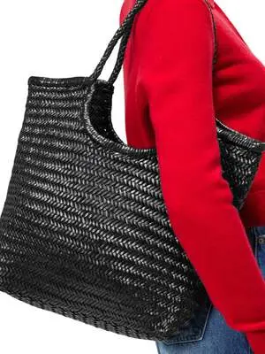 Dragon Diffusion Diagonal Leather Tote Bag