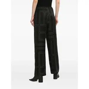 TOTEME High-waisted Trousers With Geometric Pattern