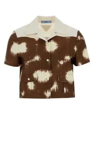 Prada Printed Cotton Shirt - Multicolor