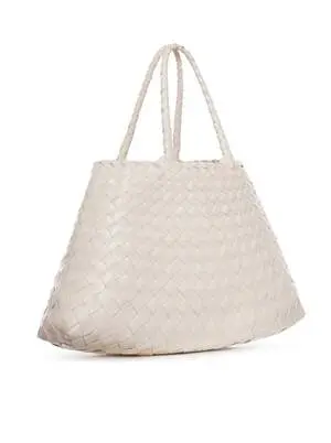 Dragon Diffusion Santa Croce Small Leather Bag - Cream