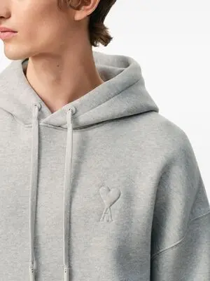AMI Paris De Coeur Cotton Hoodie - Multicolor