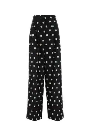 Fendi Printed Silk Wide-leg Pants - Multicolor