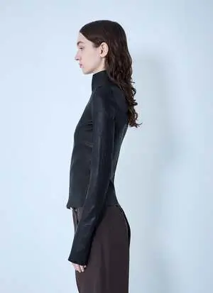 Rick Owens Gary Leather Jacket - Black