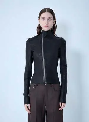 Rick Owens Gary Leather Jacket - Black