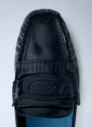 Marni Leather Penny Loafers