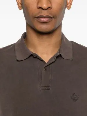 Herno Logo Cotton Polo Shirt - Multicolor