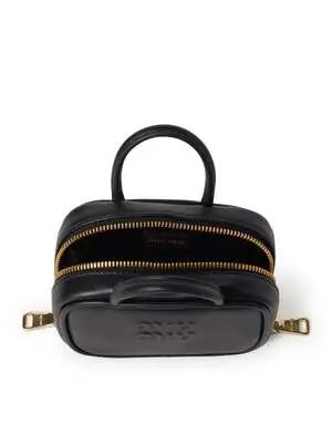 Miu Miu Leather Trick With Embossed Logo