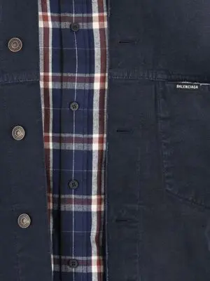 Balenciaga Cotton Shirt Jacket - Multicolor