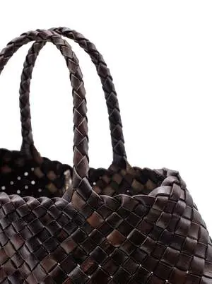 Dragon Diffusion Santa Croce Small Leather Bag - Brown