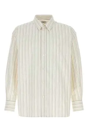 Saint Laurent Embroidered Cotton Shirt