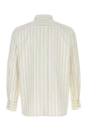 Saint Laurent Embroidered Cotton Shirt