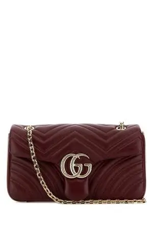 Gucci Gg Marmont Shoulder Bag - Red