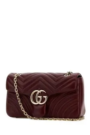 Gucci Gg Marmont Shoulder Bag - Red