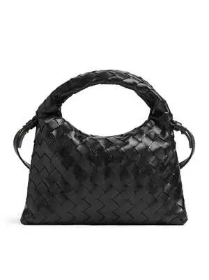 Bottega Veneta Mini Woven Leather Bag - Black