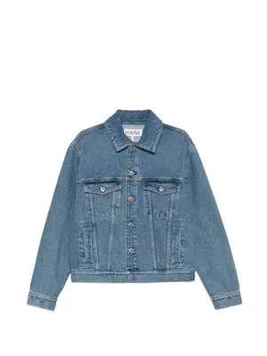 Loewe Anagram Denim Jacket - Multicolor