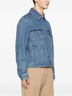 Loewe Anagram Denim Jacket - Multicolor