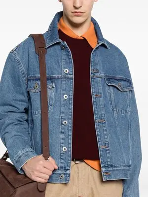 Loewe Anagram Denim Jacket - Multicolor