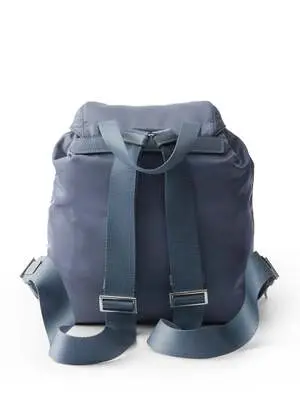 Prada Small Backpack In Re-nylon With Saffiano Details - Multicolor