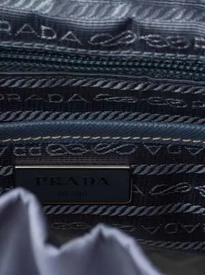 Prada Small Backpack In Re-nylon With Saffiano Details - Multicolor