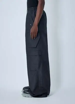 Rick Owens Wide-leg Cargo Pants - Black