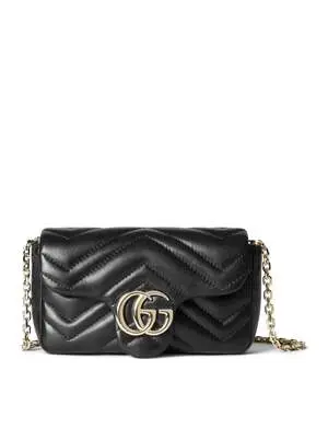 Gucci Gg Marmont Mini Shoulder Bag - Black