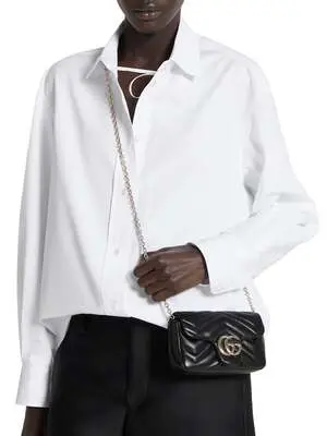 Gucci Gg Marmont Mini Shoulder Bag - Black