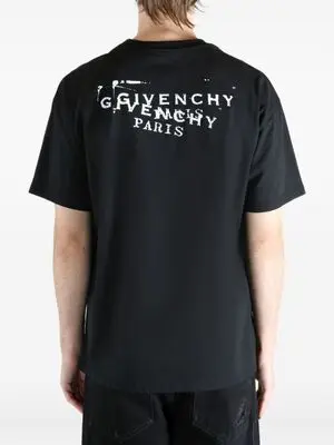 Givenchy Logo Cotton T-shirt - Multicolor